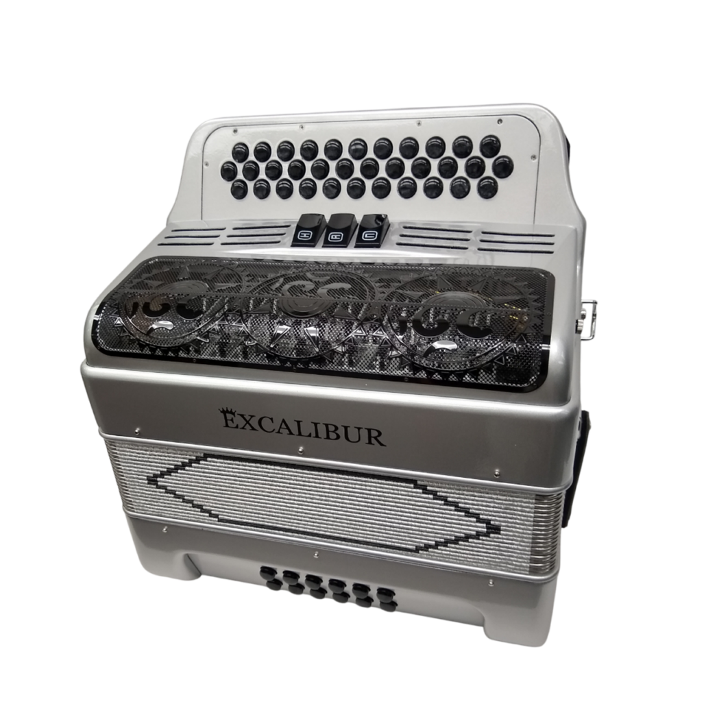 Excalibur PSI Series 3 Switch Sterling Silver FBbEb - Excalibur Accordions